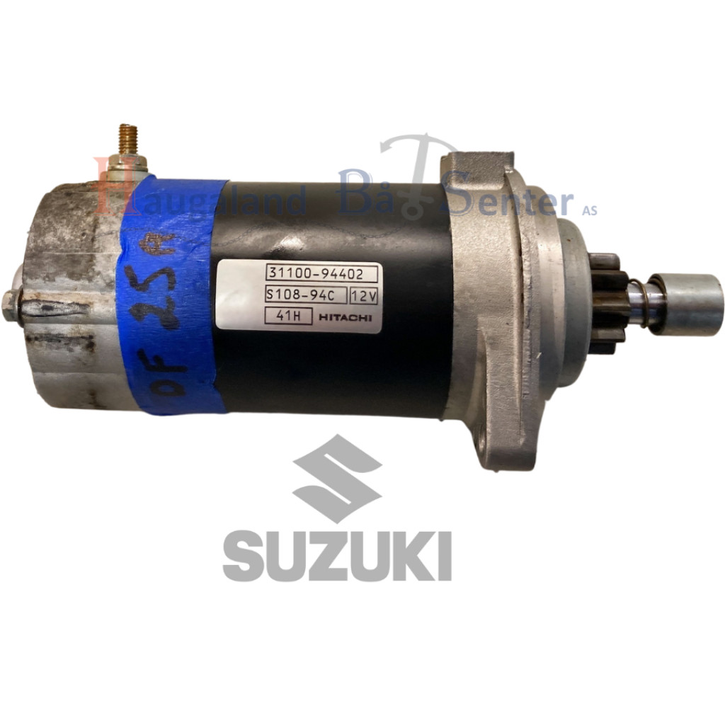 BRUKT MOTOR ASSY,STARTING DF 25 DT25/30 -SUZUKI MARINE - Haugaland ...